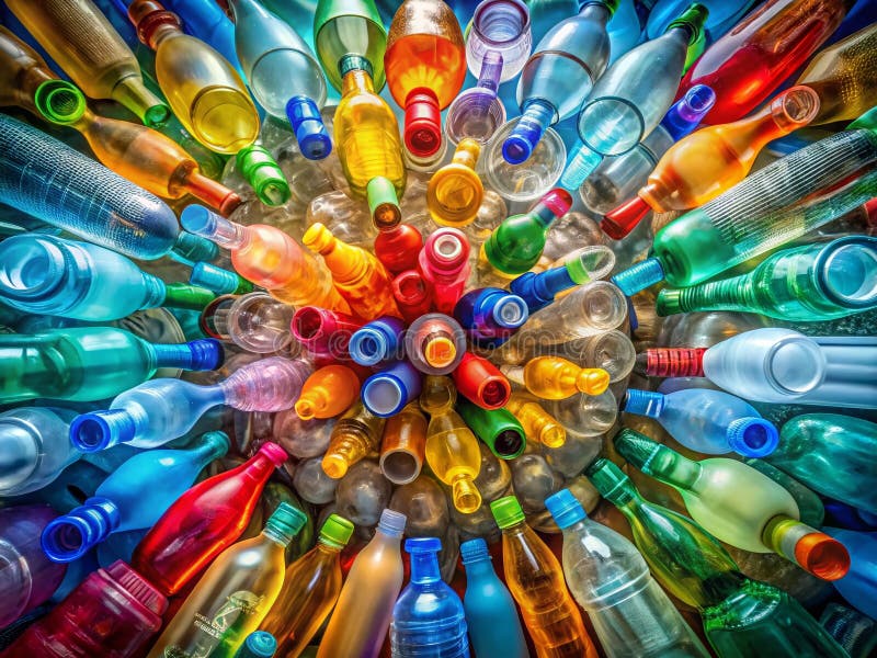 Colorful Plastic Bottles a Visual Guide To Separate Waste Collection ...