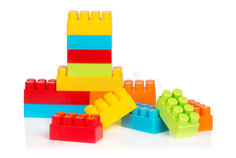 Plastic toy bricks stock photo. Image of pattern, bricks - 23021162