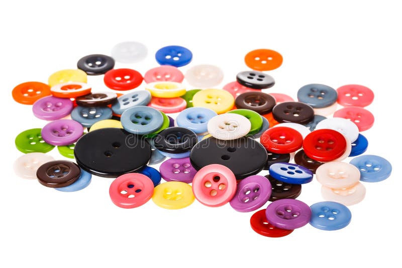 Colorful plastic buttons stock illustration. Illustration of pattern ...