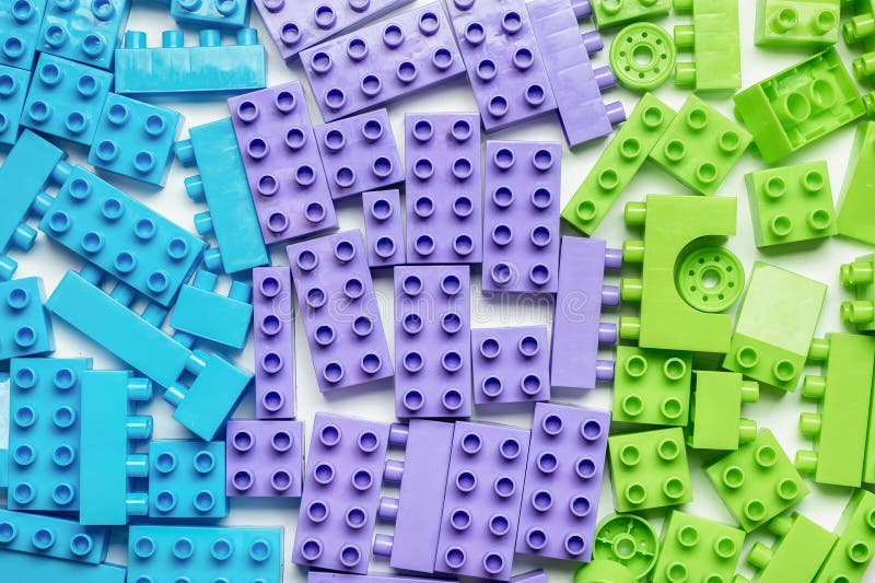 Colorful Plastic Construction Blocks Children S Construction Kit ...