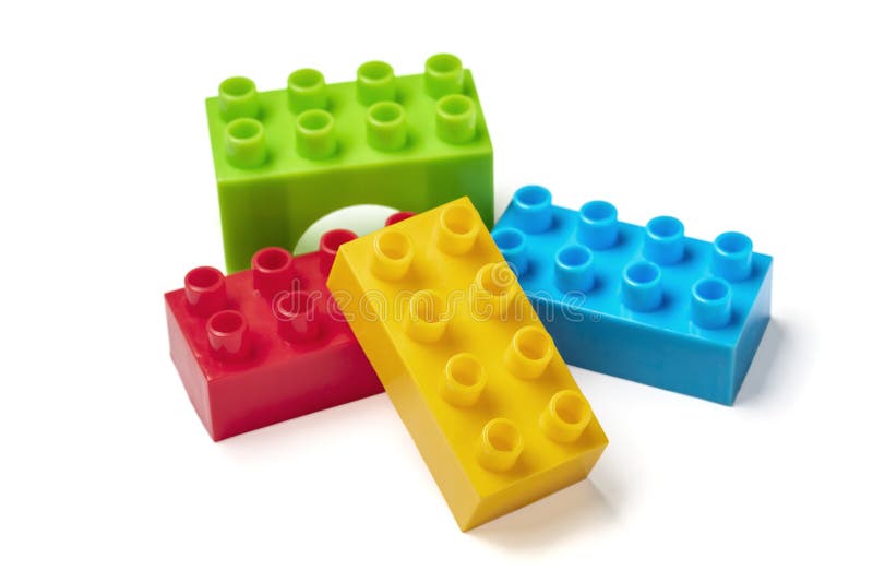 Colorful Plastic Construction Blocks Children S Construction Kit ...