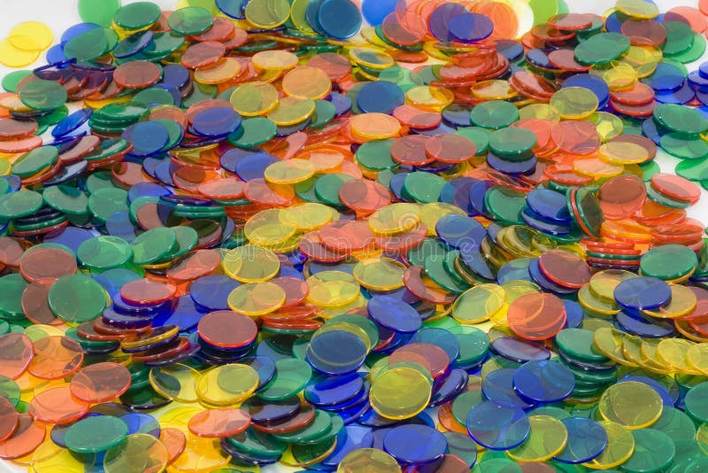 Colorful plastic counters stock photo. Image of colours - 4325190