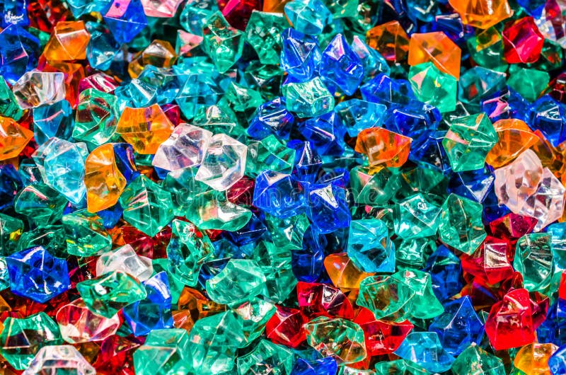 Plastic crystals stock image. Image of blue, decoration - 11385533