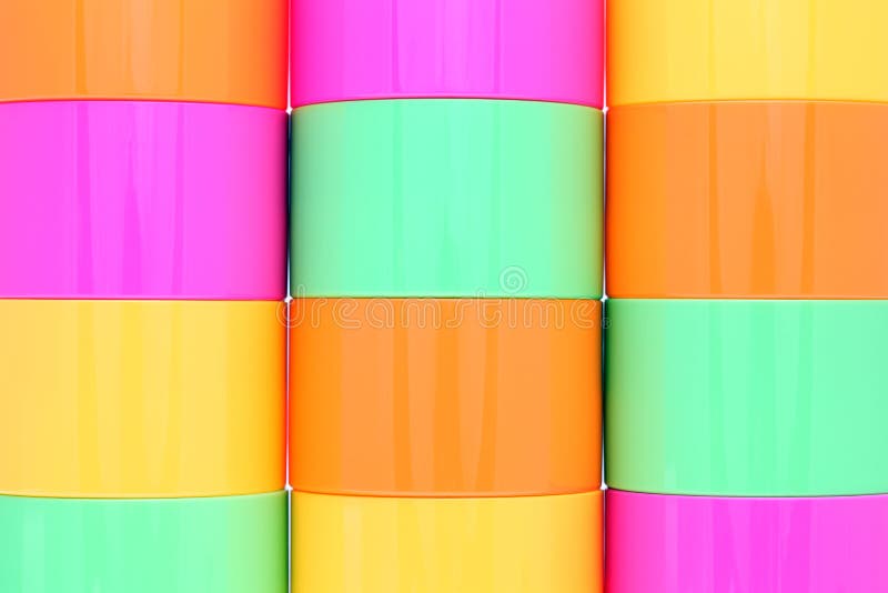 Colorful plastic cups stock image. Image of drink, bright - 37097847