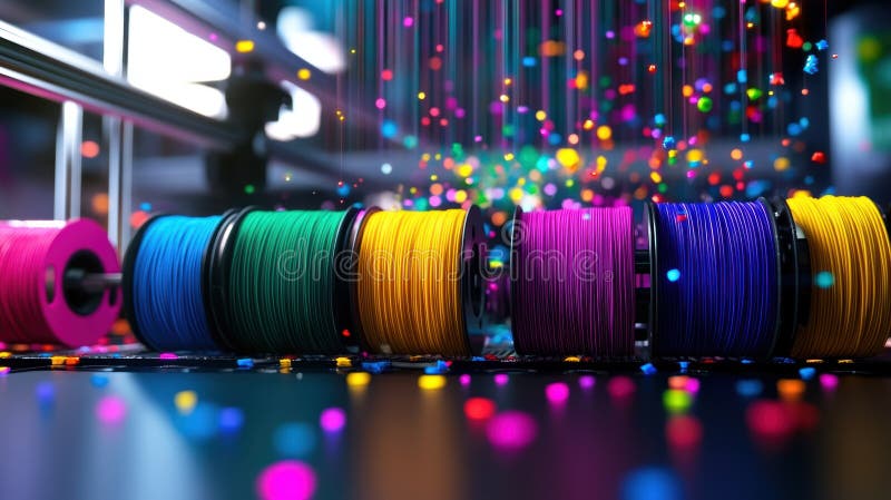 Colorful Plastic Filaments for 3d Printing Creating a Vibrant ...