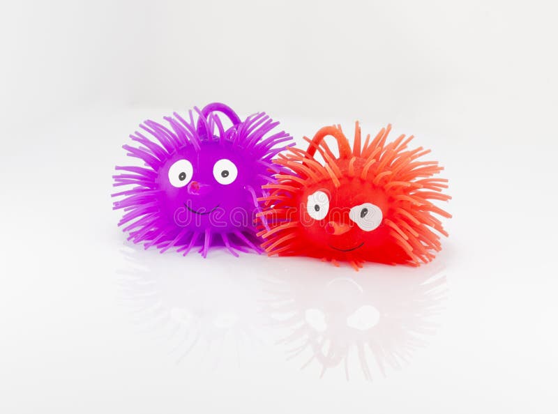 Colorful Plastic Hedgehog Toy Stock Image - Image of animal, hedgehog ...