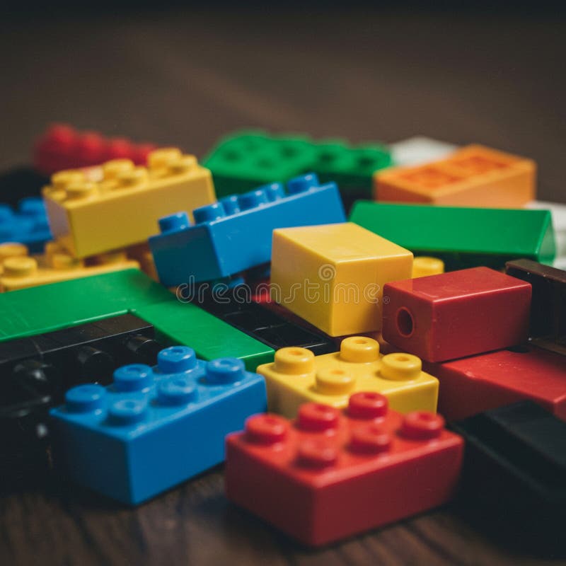 Plastic Interlocking Bricks Stock Illustrations – 535 Plastic ...