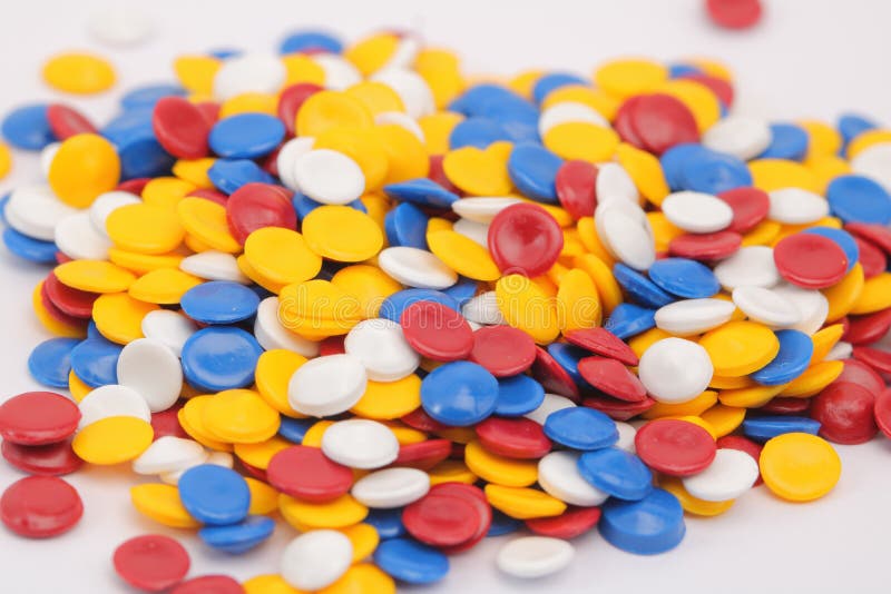 Colorful plastic polymer stock image. Image of isolated - 91106909
