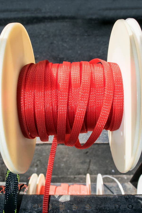 Colorful plastic ropes. stock image. Image of ribbon - 63192241