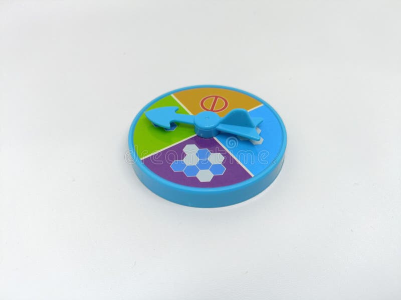 Colorful Plastic Spinner Wheel for Board Games Stock Photo - Image of ...
