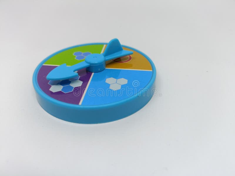 Colorful Plastic Spinner Wheel for Board Games Stock Image - Image of ...