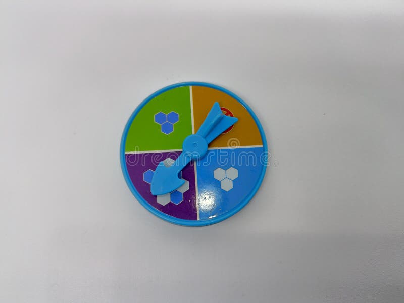 Colorful Plastic Spinner Wheel for Board Games Stock Photo - Image of ...