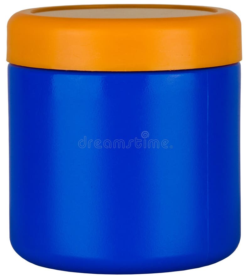 Colorful Plastic Storage Container Stock Photo - Image of blue, bottle ...