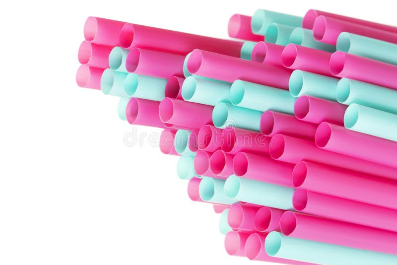 Plastic Straws with Paper Wrappers in Counter Holder - the Straws that ...