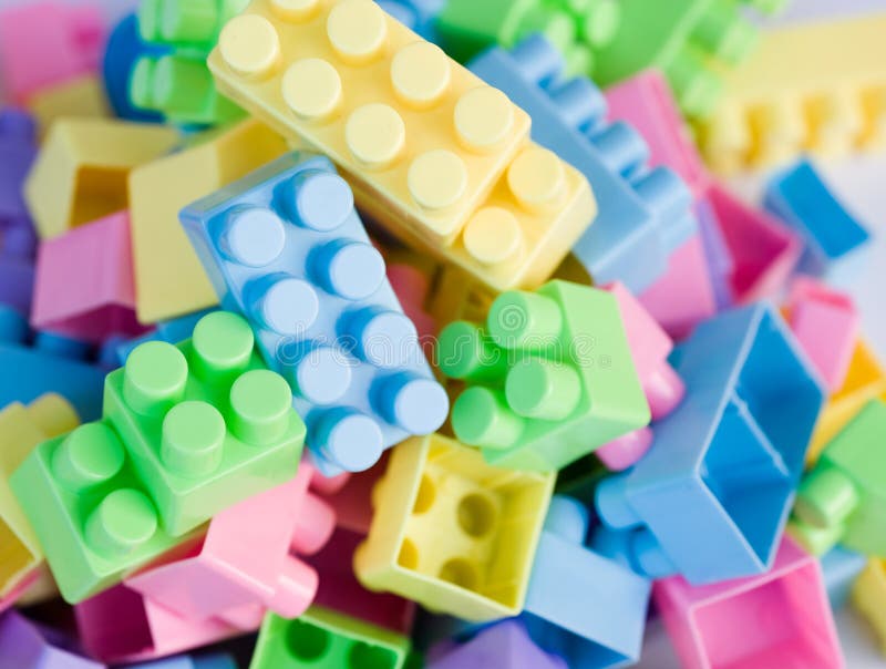 Plastic toy bricks stock photo. Image of pattern, bricks - 23021162