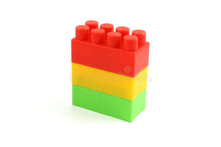 Colorful Plastic Toy Bricks Construction Stock Photo - Image of juniors ...