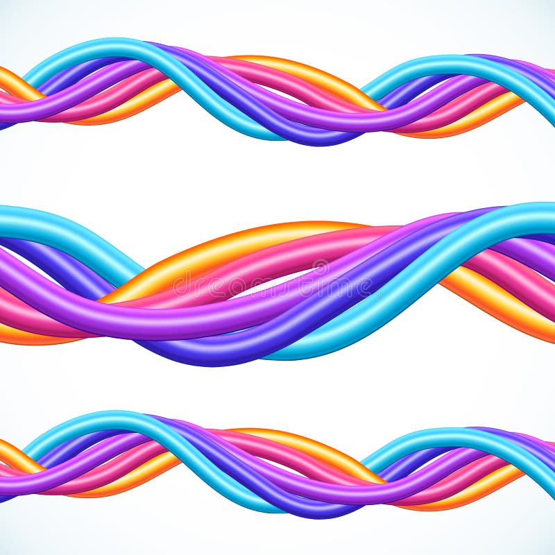 Vector Twisted Stripes Optical Illusion Abstract Background Stock ...