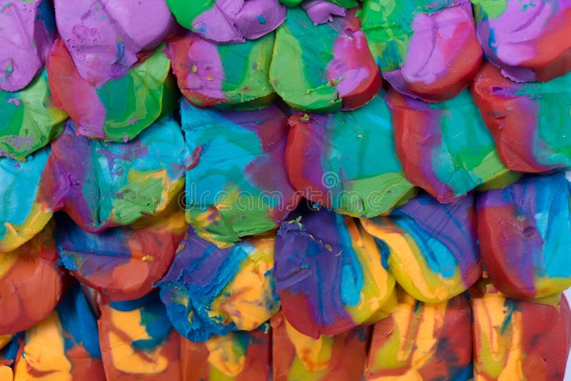Colorful Plasticine Scale Background. Close Up Texture. Stock Photo ...