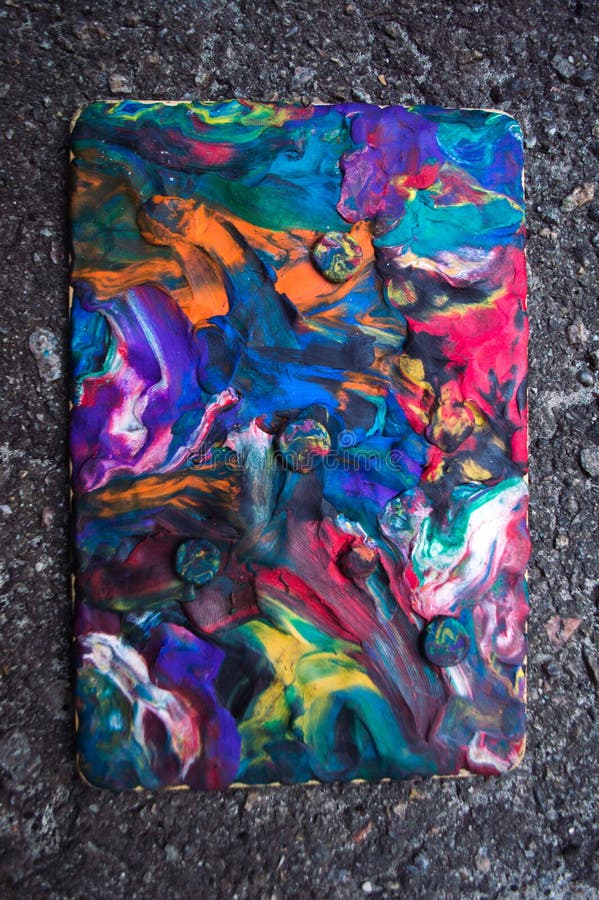 Red Plasticine Texture Background. Stock Image - Image of material ...