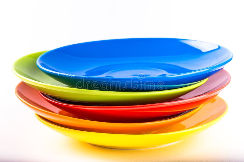 Colorful plate- hand made stock photo. Image of colorful - 79123088