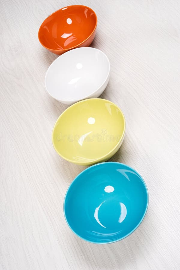 Colorful plates stock image. Image of lunch, dishware - 53928143