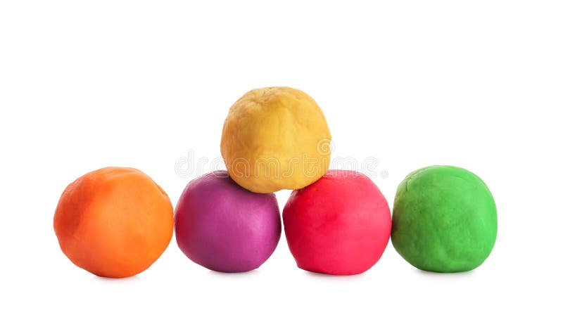Colorful play dough stock image. Image of childhood - 117247729