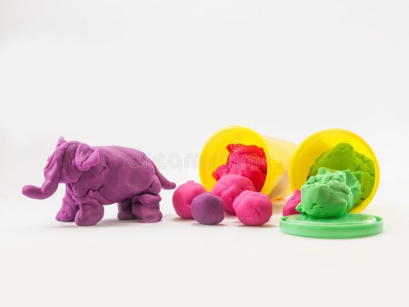 Colorful play dough stock image. Image of kindergarten - 79213075