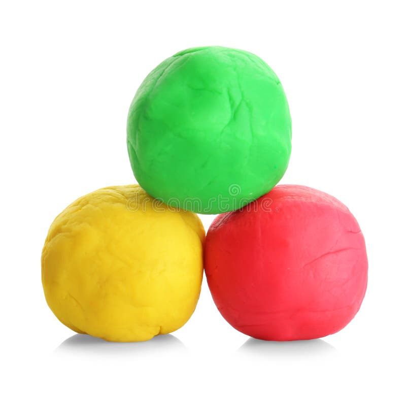 Colorful Play Dough on Background Stock Image - Image of dough ...