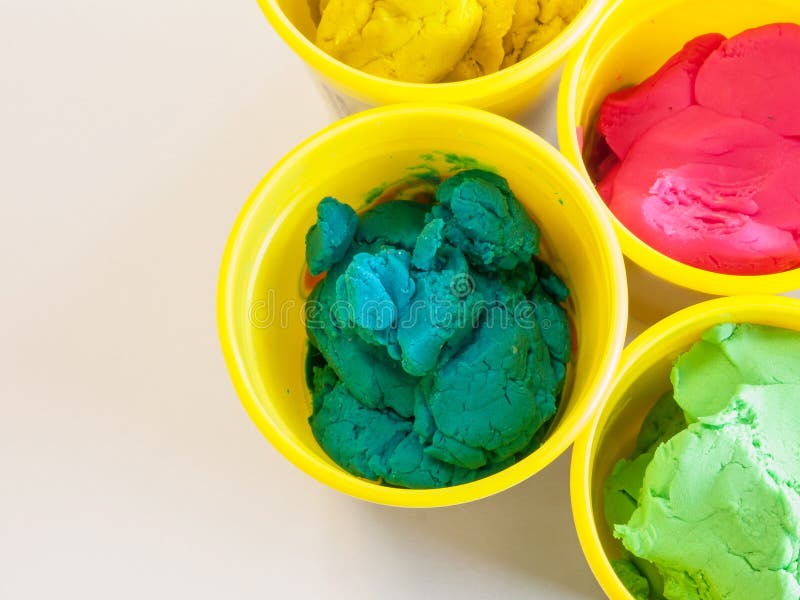 Colorful Play Dough Yellow Can Stock Photos - Free & Royalty-Free Stock ...