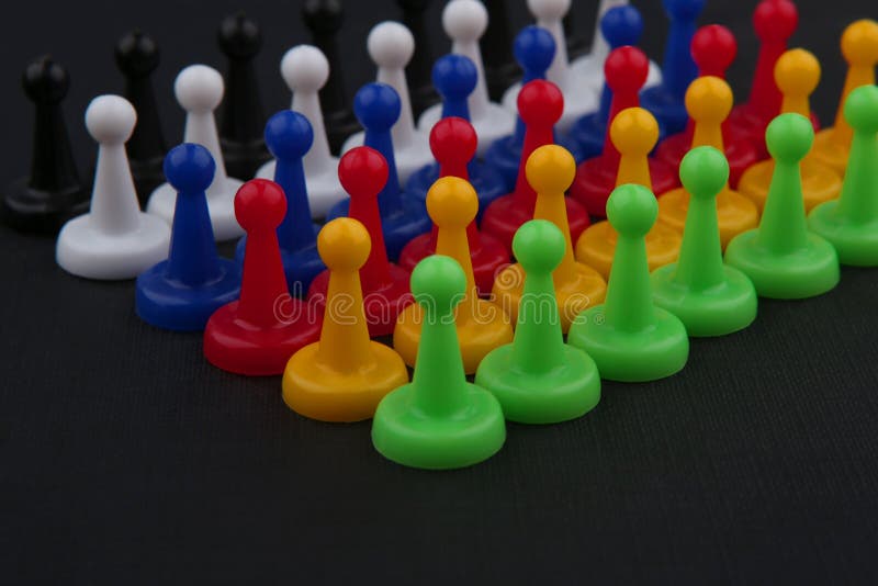 Colorful play figures. stock image. Image of luck, shape - 85083209