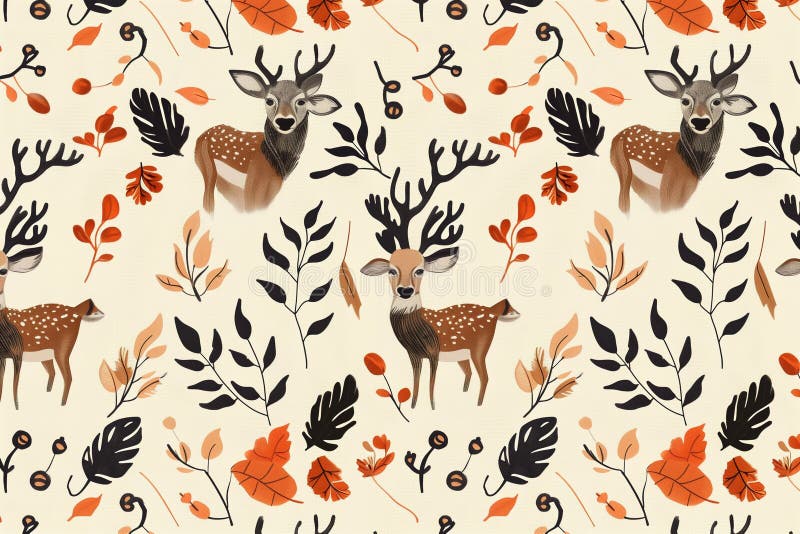 Colorful and Playful Pattern Featuring Friendly Illustrations for ...