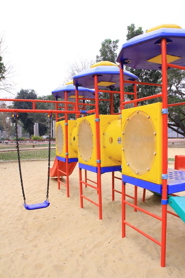 Colorful Playground stock photo. Image of spring, play - 25734474
