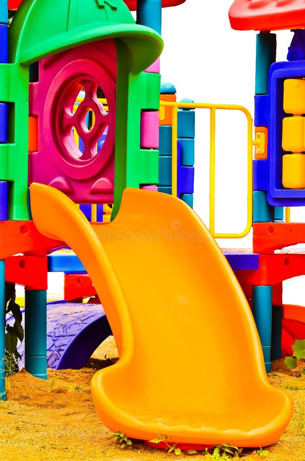 Colorful playground stock image. Image of playground - 33962053