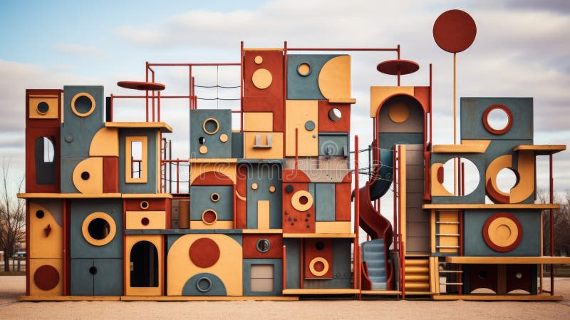 Structure Made of Cement of Water Tank Stock Illustration ...