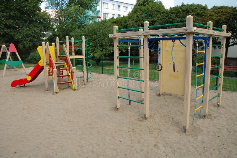 Colorful playground stock photo. Image of childhood, colorful - 42722612