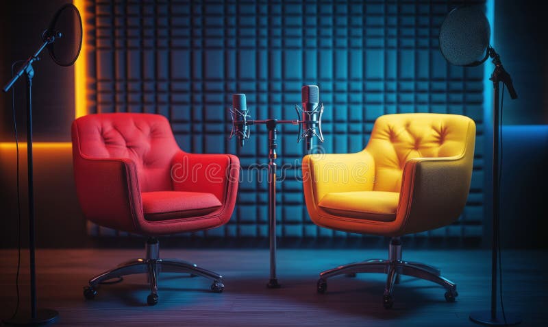 Cozy Podcast Setup Stylish Seating Stock Photos - Free & Royalty-Free ...