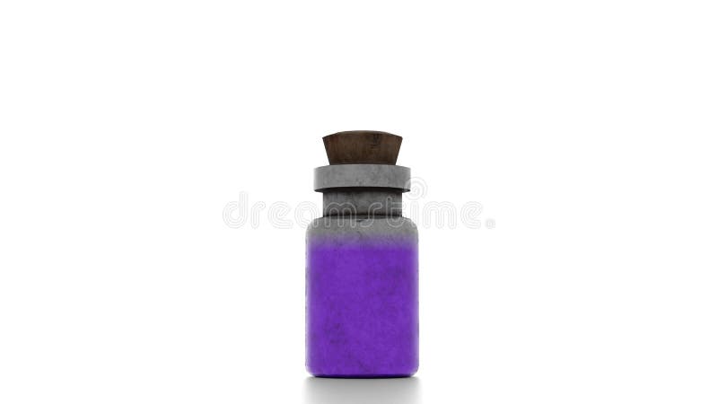 Colorful poison bottle stock illustration. Illustration of heart ...