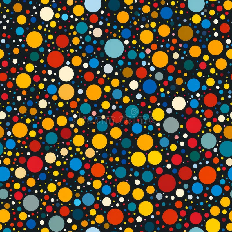 Colorful Polka Dot Pattern Background for Design Projects Stock Photo ...