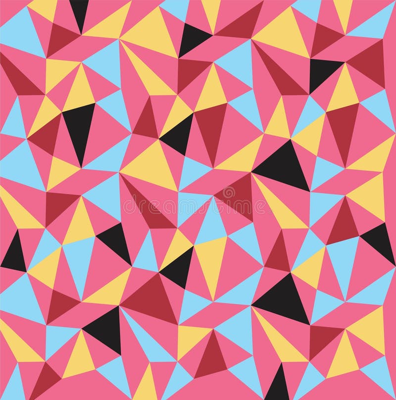 Colorful Polygon Abstract Background Cdr X6 Stock Vector - Illustration ...