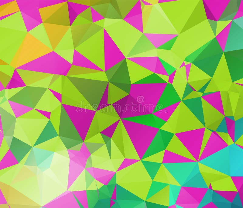 Colorful Polygon Background or Frame. Abstract Rectangle Geometrical ...