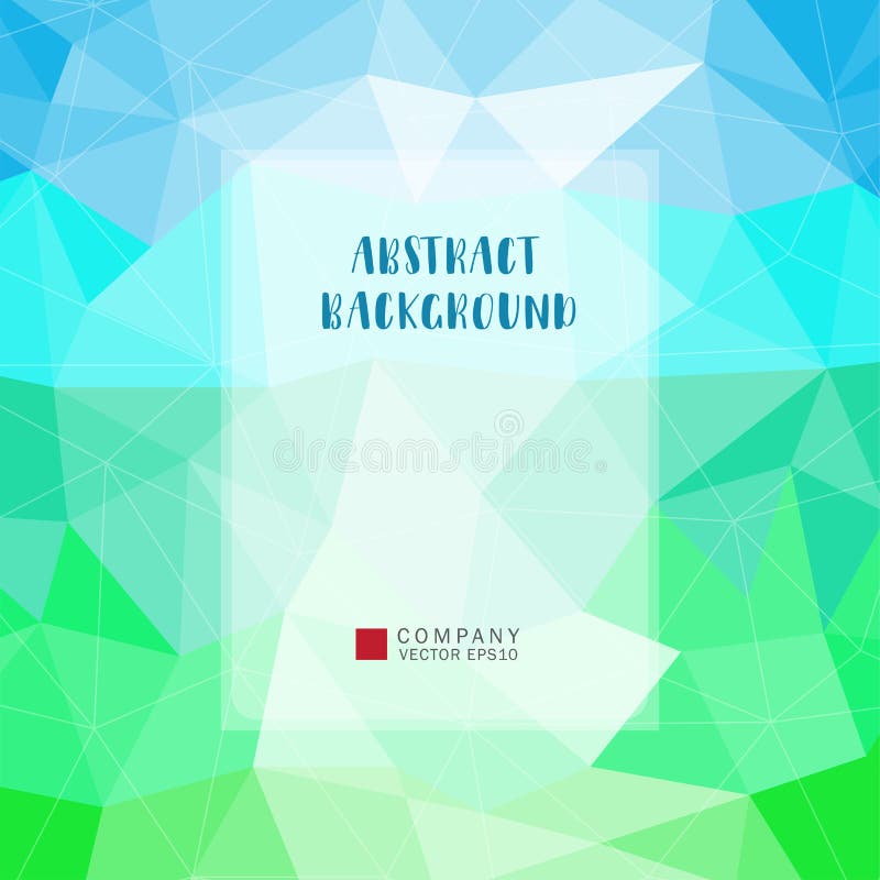 Colorful Polygon Background with Text Box Stock Vector - Illustration ...