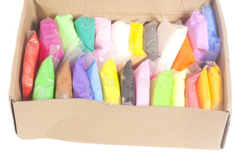 Colorful Polymer Clay in Box Stock Photo - Image of colors, skill: 94920598