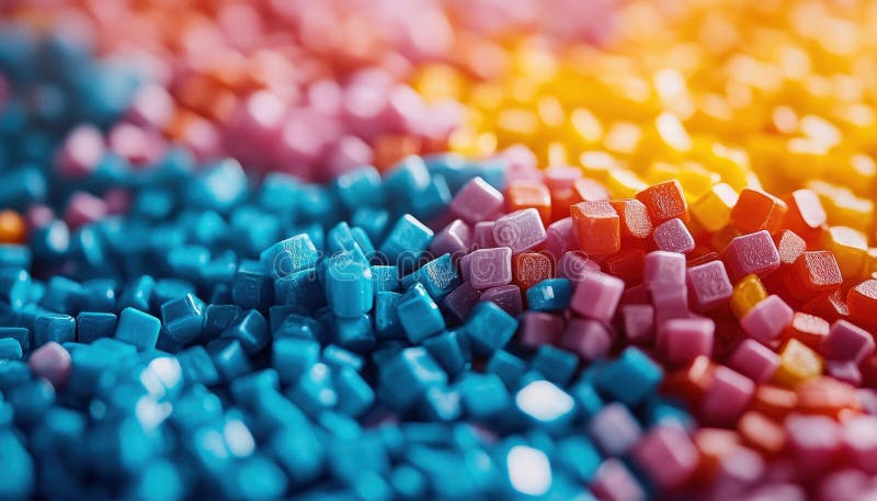Colorful Polymer Granules are Essential Building Blocks of Modern ...