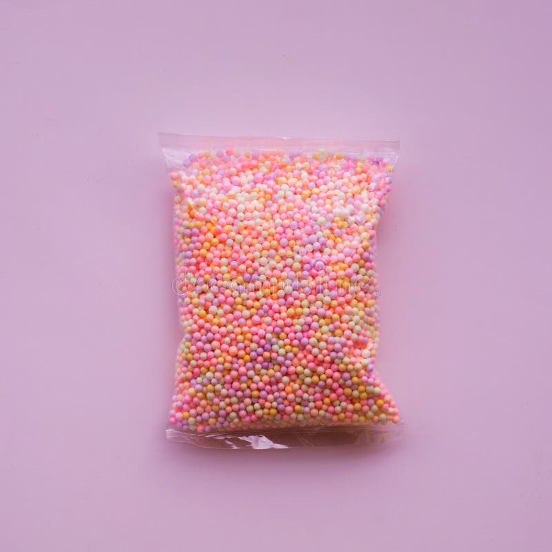 Colorful Polystyrene Foam.creativity Concepts Stock Photo - Image of ...