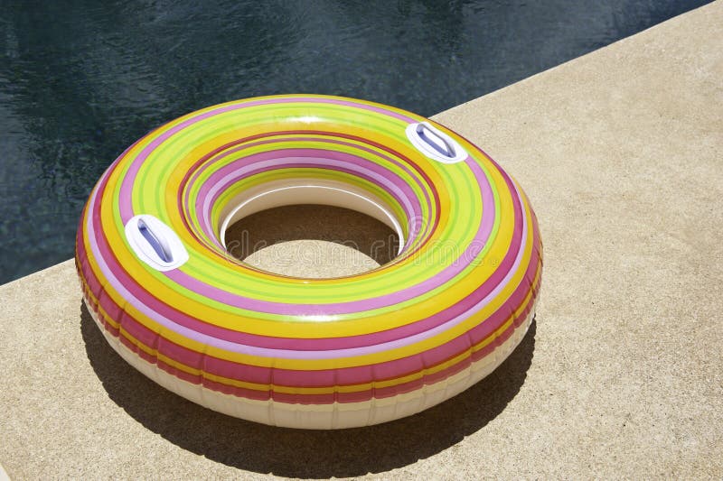 Colorful Pool Tube stock image. Image of recreation, float - 20661689