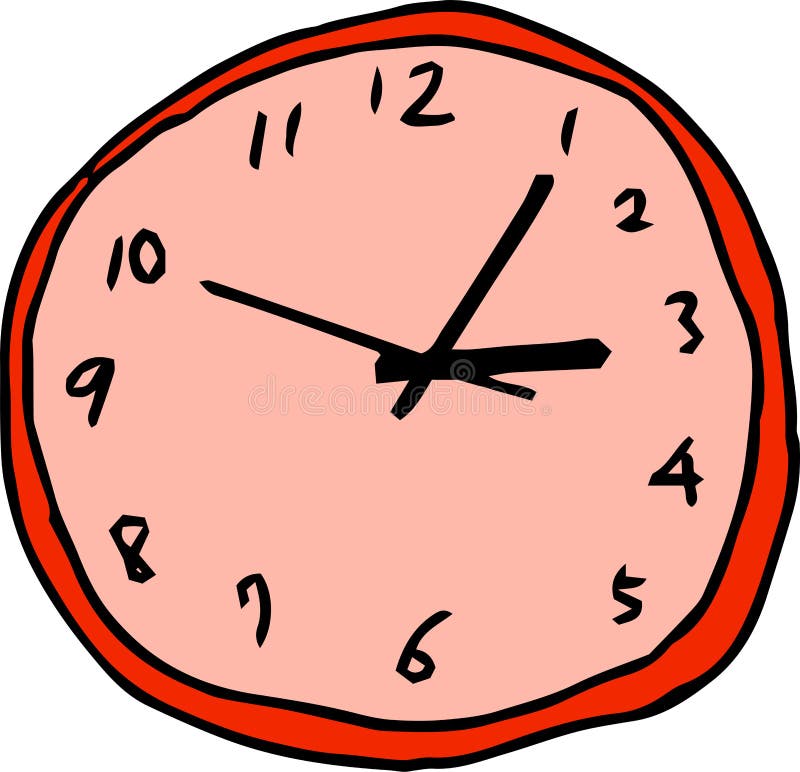 Colorful Poor Sketch of the Watch Stock Vector - Illustration of month ...