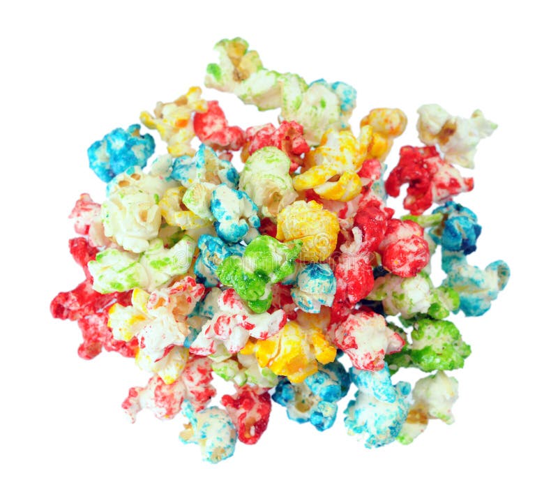 Multi Color, Sweet Pop Corn Macro Stock Image - Image of festival ...