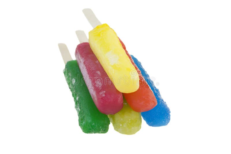 Colorful popsicle pyramid stock image. Image of dessert - 13411301