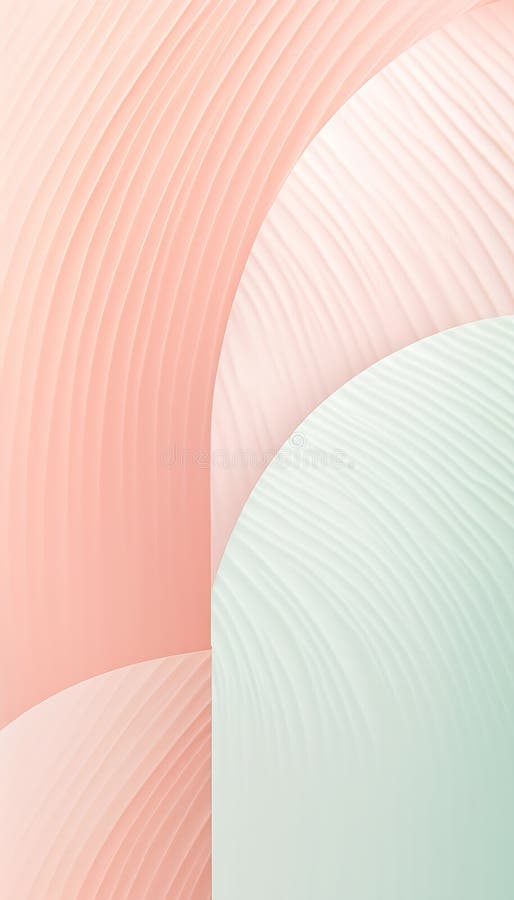 A Colorful Portrait with Rounded Forms Stock Illustration ...