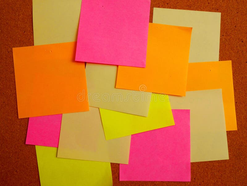 Colorful post it note stock photo. Image of green, note - 112645022